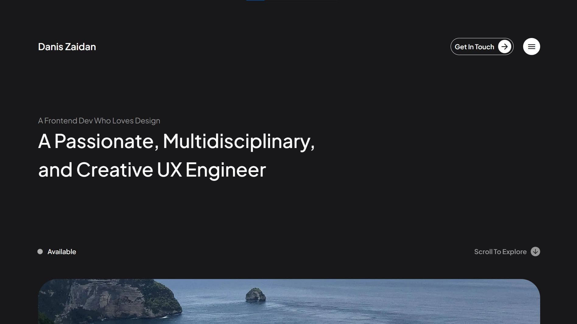Danis Zaidan - Frontend Dev